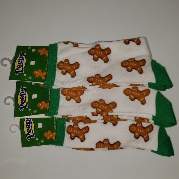 Peeps | Other | Peeps Gingerbread Man Socks | Poshmark